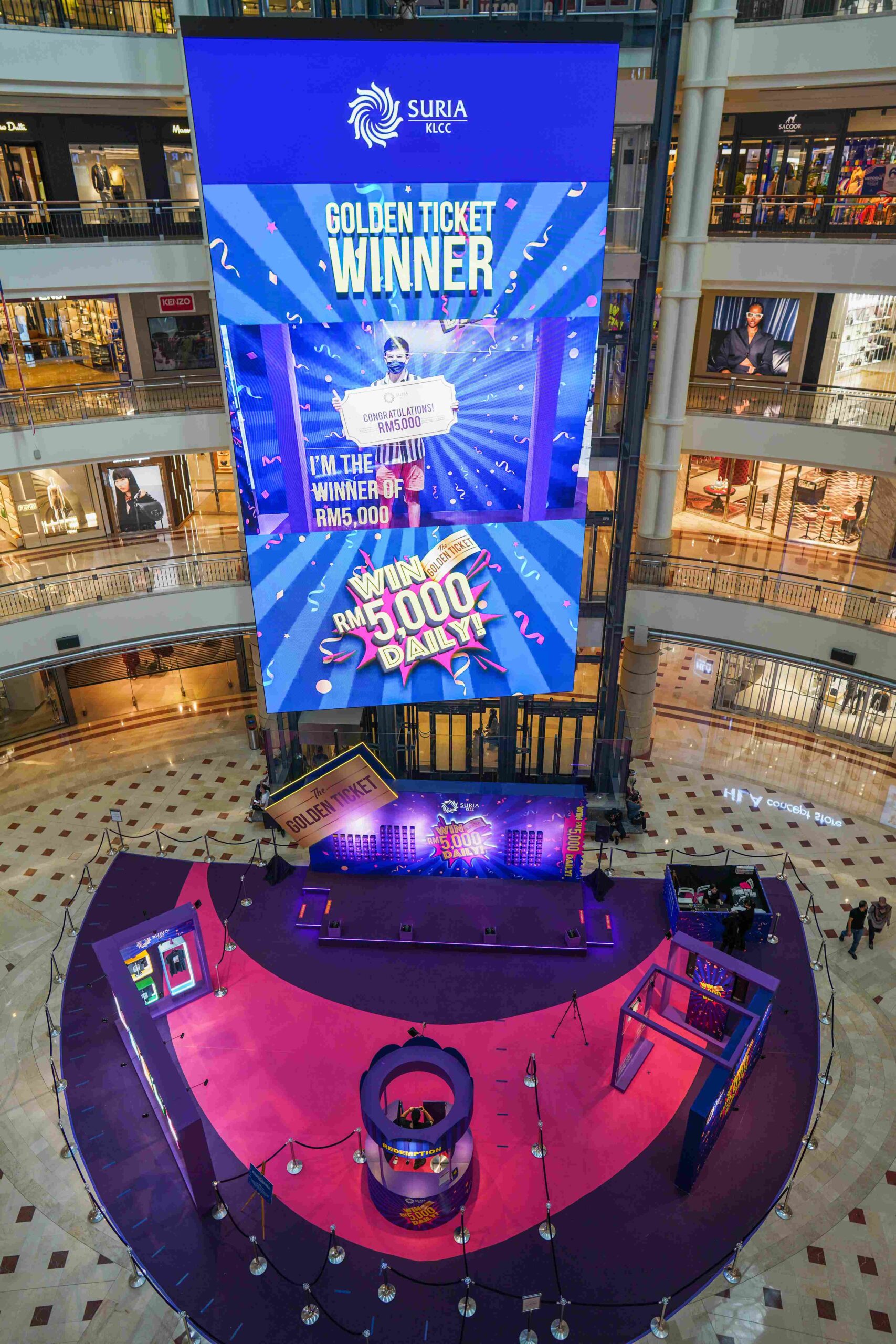 The Golden Ticket Campaign Returns to Suria KLCC With a Total of RM500 ...
